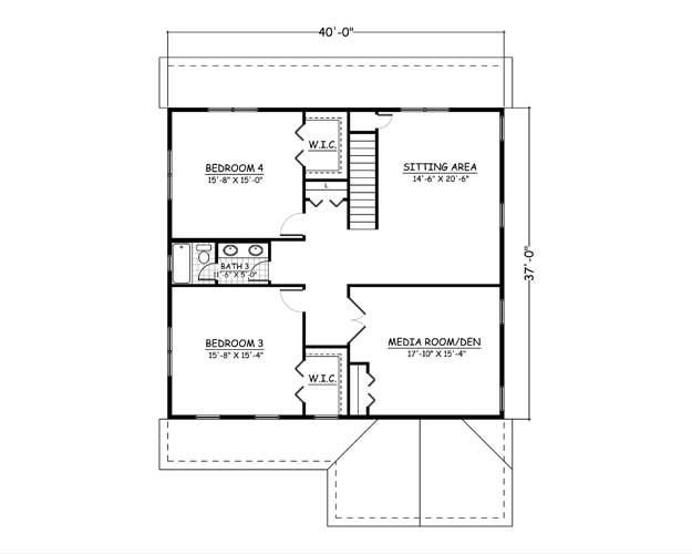 Home Plan Designs and Blueprints: Bedrooms: 4 Bathrooms: 3 Heated ...