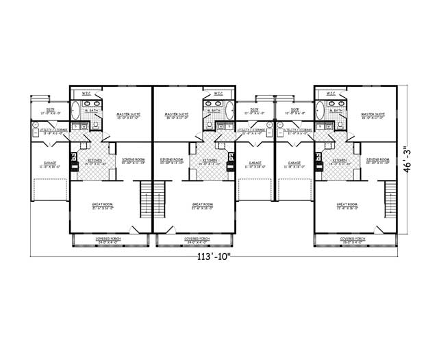 Home Plan Designs and Blueprints: Bedrooms: 9 Bathrooms: 6 Heated ...