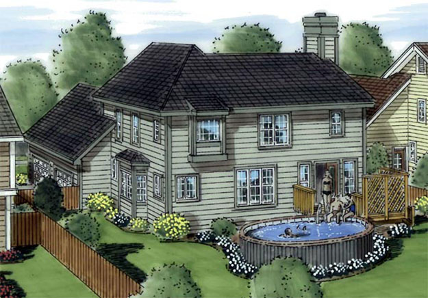 Home Plan Designs and Blueprints: Bedrooms: 3 Bathrooms: 2 Half Baths ...