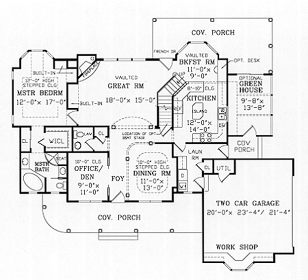 Home Plan Designs and Blueprints: Bedrooms: 4 Bathrooms: 2 Half Baths ...