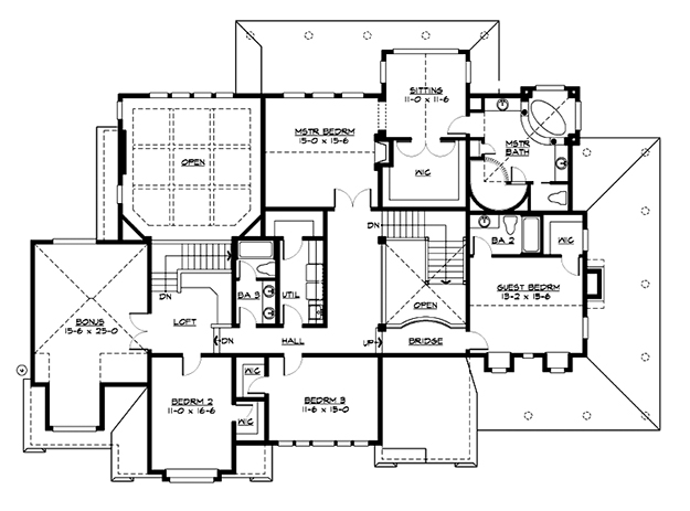 Home Plan Designs and Blueprints: Bedrooms: 4 Bathrooms: 3 Half Baths ...