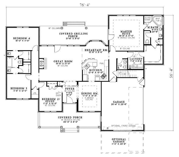 Home Plan Designs and Blueprints: Bedrooms: 4 Bathrooms: 3 Half Baths ...