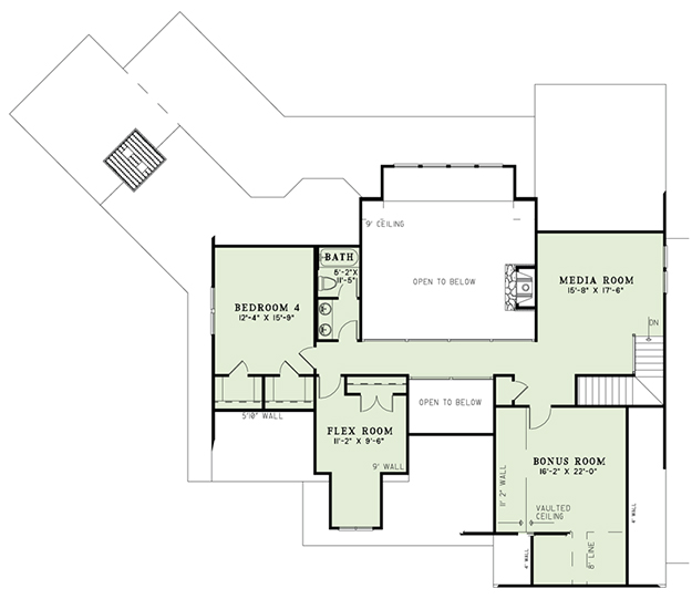 Home Plan Designs and Blueprints: Bedrooms: 4 Bathrooms: 3 Heated ...