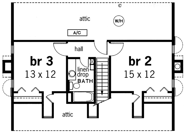 Home Plan Designs and Blueprints: Bedrooms: 3 Bathrooms: 2 Half Baths ...