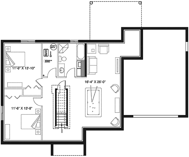 Home Plan Designs and Blueprints: Bedrooms: 2 Bathrooms: 1 Heated ...