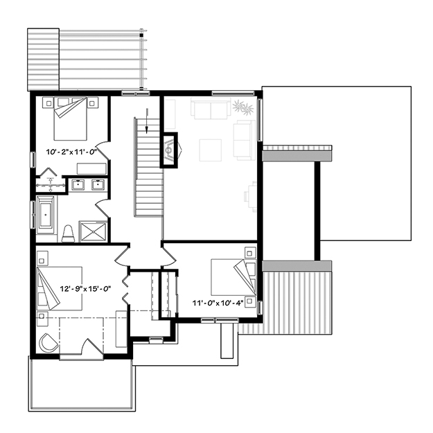 Home Plan Designs and Blueprints: Bedrooms: 4 Bathrooms: 2 Heated ...