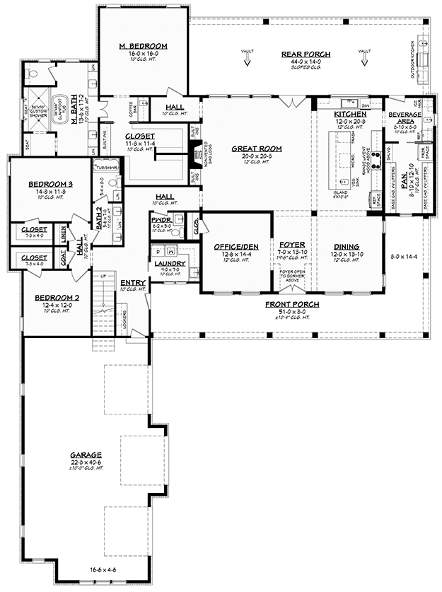 Home Plan Designs and Blueprints: Bedrooms: 4 Bathrooms: 3 Half Baths ...