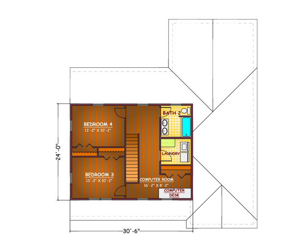 Home Plan Designs and Blueprints: Bedrooms: 4 Bathrooms: 3 Heated ...